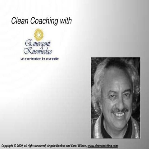 Clean Coaching With Emergent Knowledge D G T1 Ato B | PDF