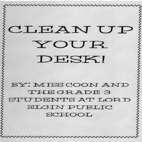 Clean Up Your Desk | PPT