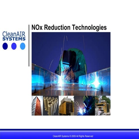 CleanAir NOx Reduction Technologies | PPT