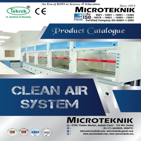 Clean air system manufacturer from India | PDF