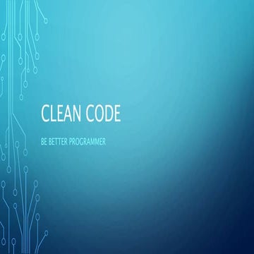 Clean code | PPT | Free Download