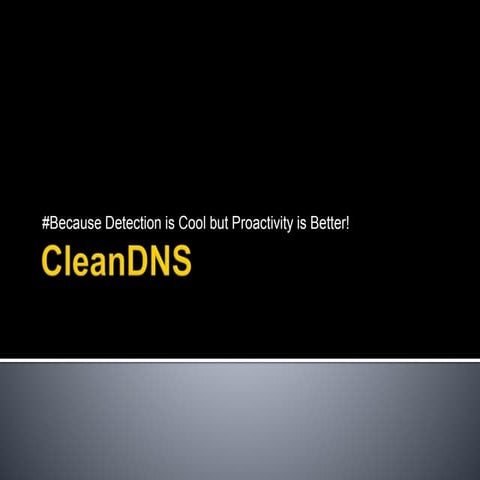 Clean dns ptbr | PPTX