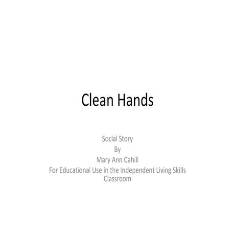 Clean Hands | PPT