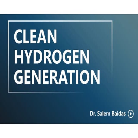 Clean Hydrogen Generation | PDF