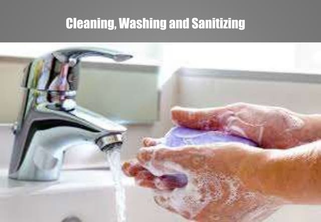 Cleaning and sanitation | PPTX