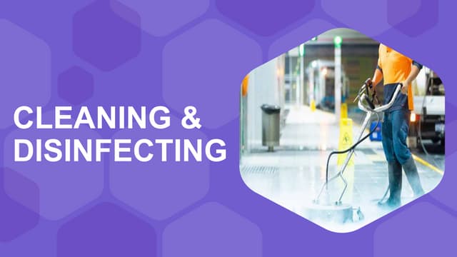 Lesson 5 Cleaning and Sanitizing Tools and Equipment | PPTX