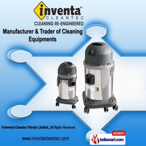 Cleaning Equipment by Inventa Cleantec Private Limited Noida | PPSX ...