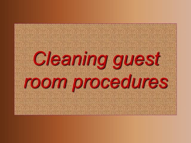 Room status | PPT