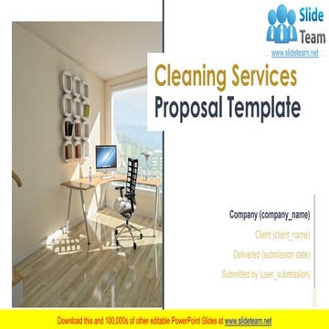 Cleaning Services Proposal Template PowerPoint Presentation Slides | PDF