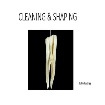 Root canal preparation techniques _ endodontic treatment | PPTX