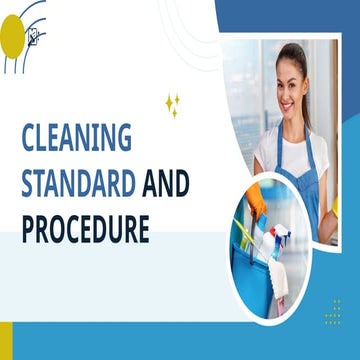 Cleaning Standard & Procedure.pptx by: Analiza E. Manipis | PPTX