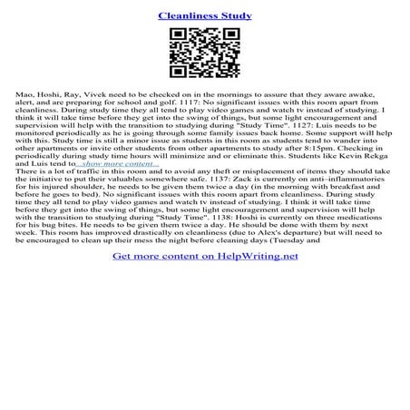 Cleanliness Essay | PDF