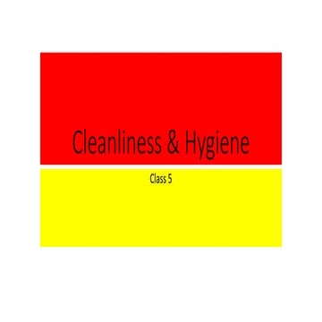 Cleanliness & Hygiene part 2.pptx