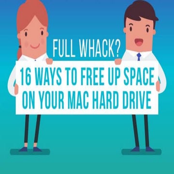 16 Ways to Clean Up Space on Your Hard Drive | PPT