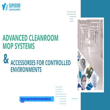 Comprehensive Cleanroom Mop Systems & Accessories for Controlled ...