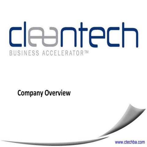 Clean Tech Company Introduction Nov | PPT