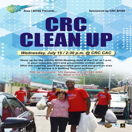 CRC Clean up 0715 poster | PDF