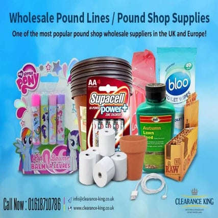 Wholesale Pound Lines / Pound Shop Suppliers | PPT
