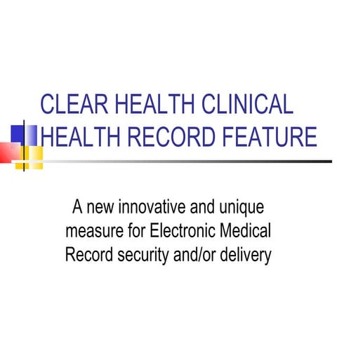 Clear health medical saving | PPT