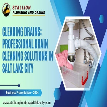 Clearing Drains Professional Drain Cleaning Solutions in Salt Lake City ...