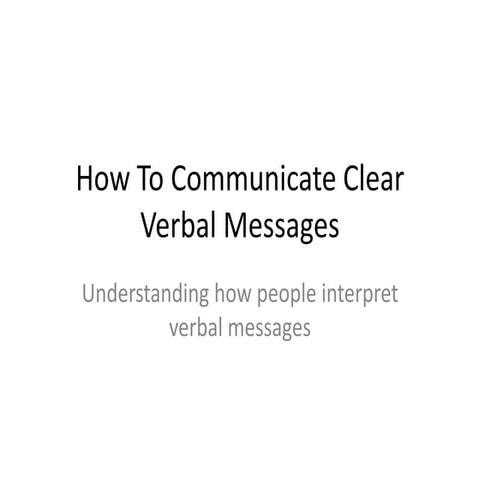 Clear language | PPTX