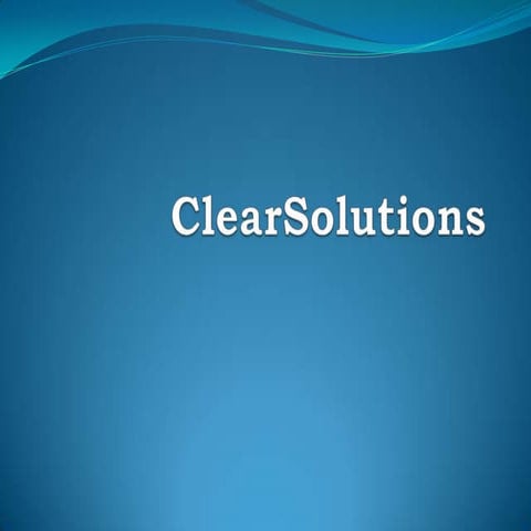 Clear Solutions powerpointpræsentation | PPSX