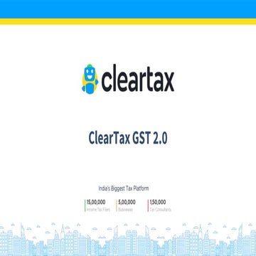 ClearTax GST | PPTX