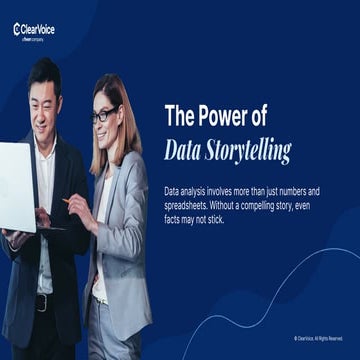 Narratives into Numbers: The Power of Data Storytelling | PDF