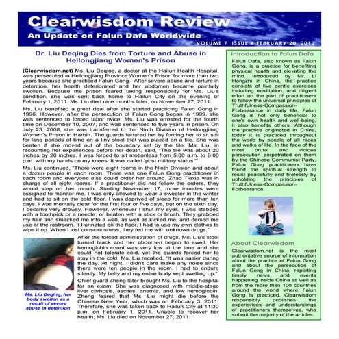 Clearwisdom review 2012_issue_4 | PDF