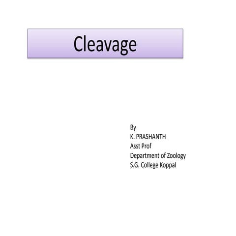 Cleavage: Definition, types, and mechanism | PPTX