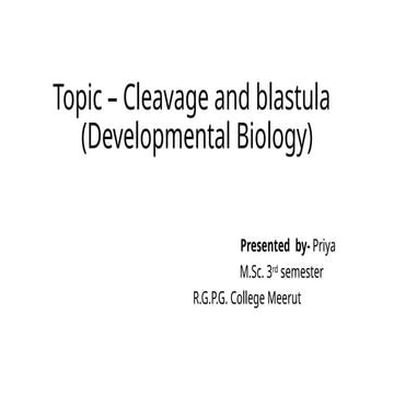 Cleavage, Types of cleavage | PPTX