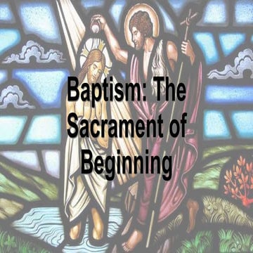 THE SACRAMENT OF BAPTISM | PPTX