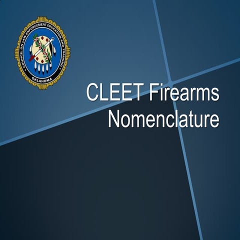 Cleet firearms nomenclature | PPTX