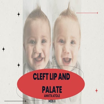 Cleft Lip and Palate: From Diagnosis to Multidisciplinary Management | PDF