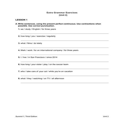 Cleft sentences with WHAT to emphazise exercises | PDF