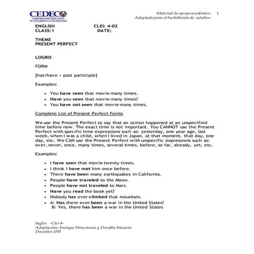 Clei 4 2 | DOCX | Geography | Science