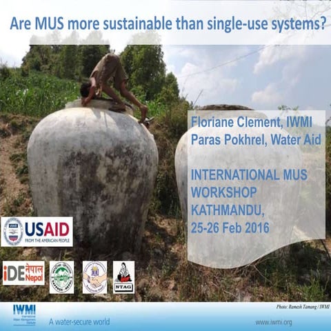 Are MUS more sustainable than single-use systems? | PPTX