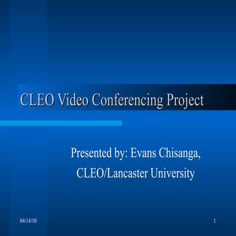 CLEO | PPT