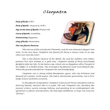 Cleopatra | PPT
