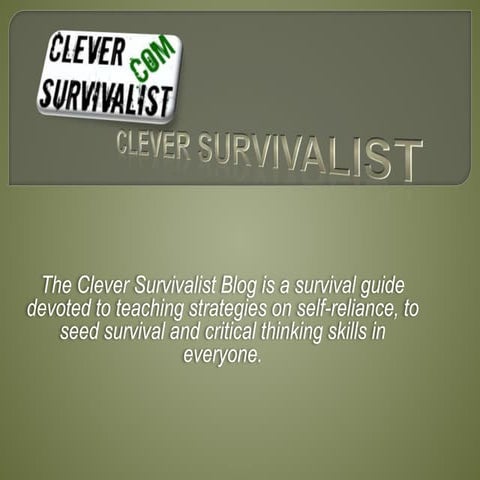 Clever Survivalist | PPTX