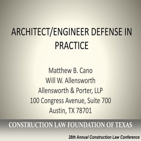 Contractor Liability | PPT