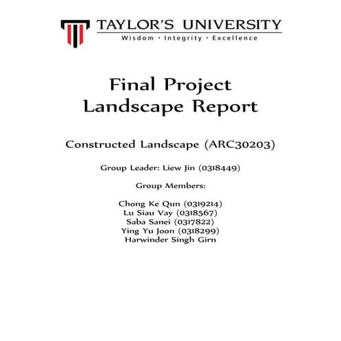 Tropical_Landscape in Architecture Presentation | PPTX
