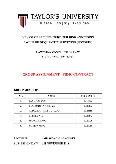 Clause 14.2 Advance Payment-Understanding Clauses in FIDIC ‘Conditions ...