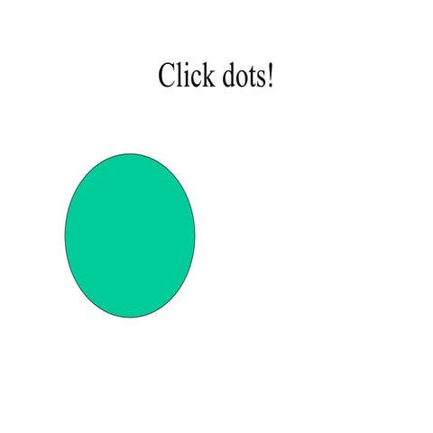 Dot Clicking game online | PPT