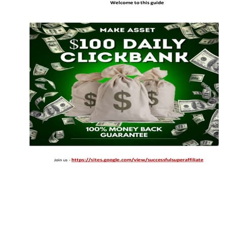 Clickbank secrets prooven method easy step by step guide | DOCX
