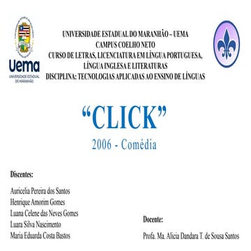 CLICK (FILME) - Atividade de Inglês.pptx
