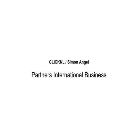 CLICKNL Jaarevent 2014 - Simon Angel (PIB) | PDF