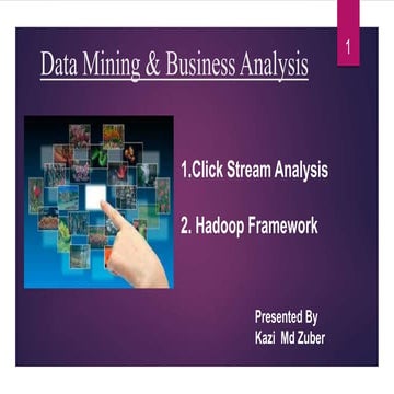 Click Stream Analysis And Hadoop Framwork Pptx Search Internet