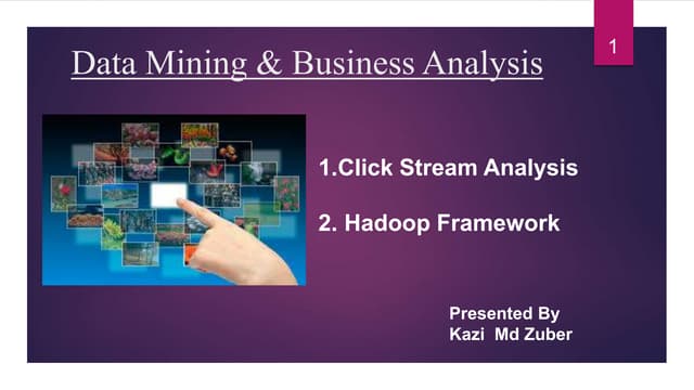 Click Stream Analysis And Hadoop Framwork Pptx Search Internet