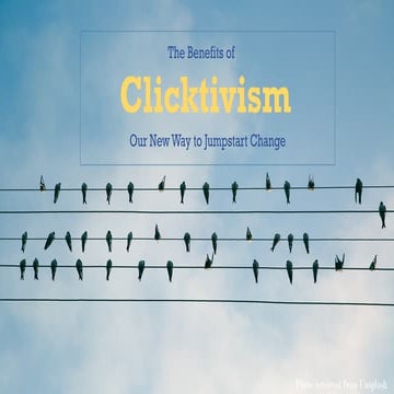 Clicktivism Project | PPT